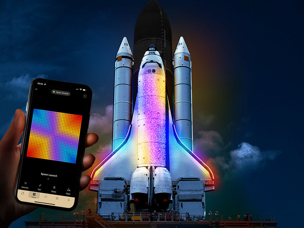 Twinkly lights to illuminate the next spaceship launch