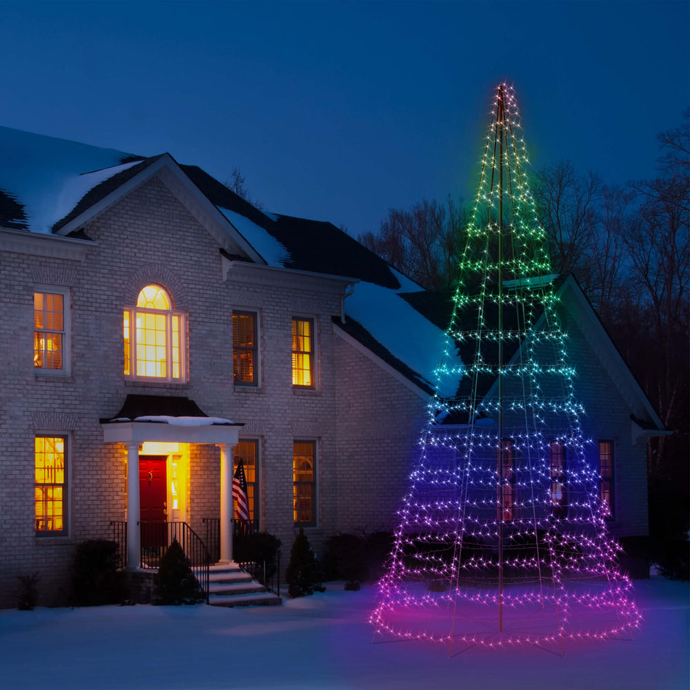 3D Light Tree: Smart LED Outdoor Christmas Tree | Twinkly