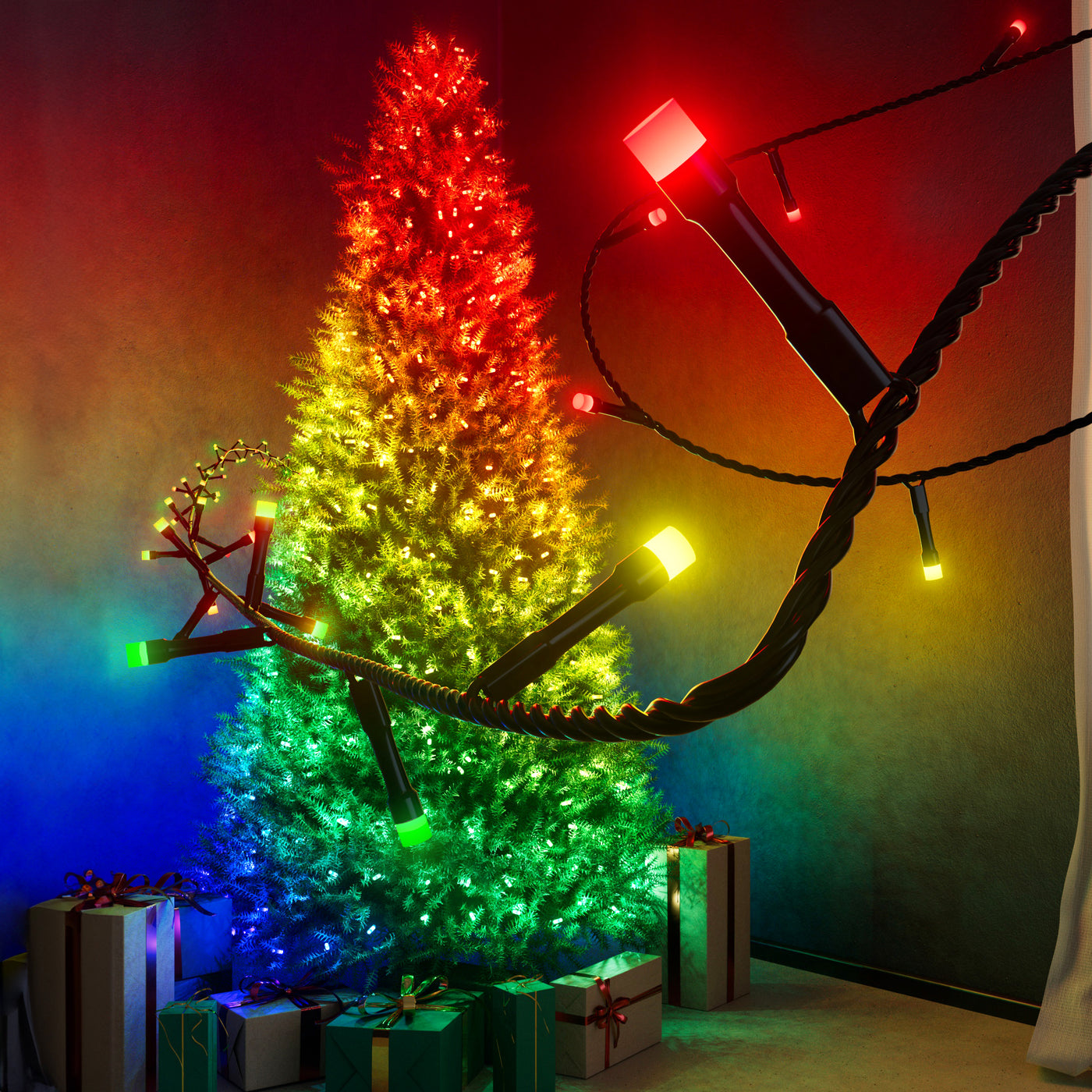 Multicolor Smart String Lights for Indoor & Outdoor | Twinkly