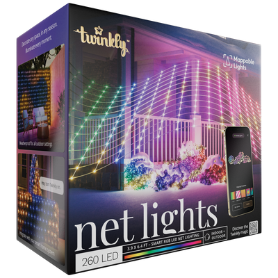 Net Lights: Smart LED Grid for Outdoor Decor | Twinkly