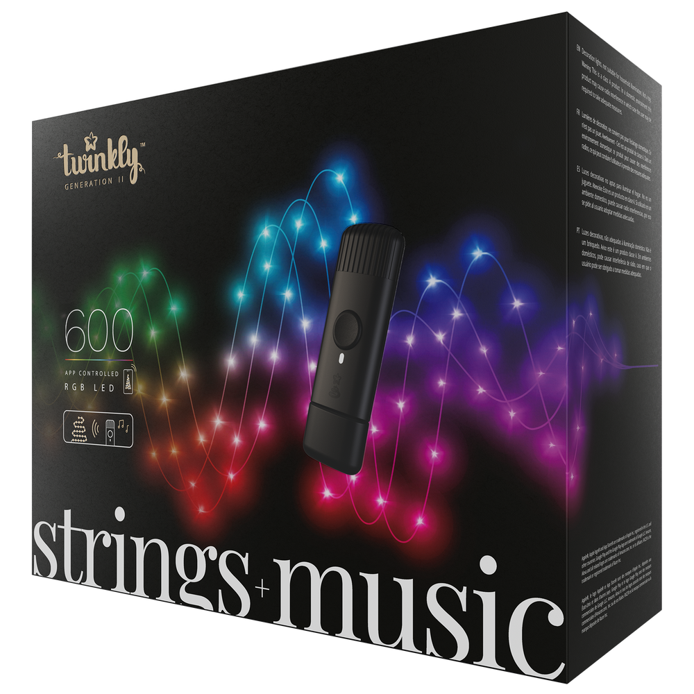 Smart LED Light Strings & Music Dongle Bundle | Twinkly