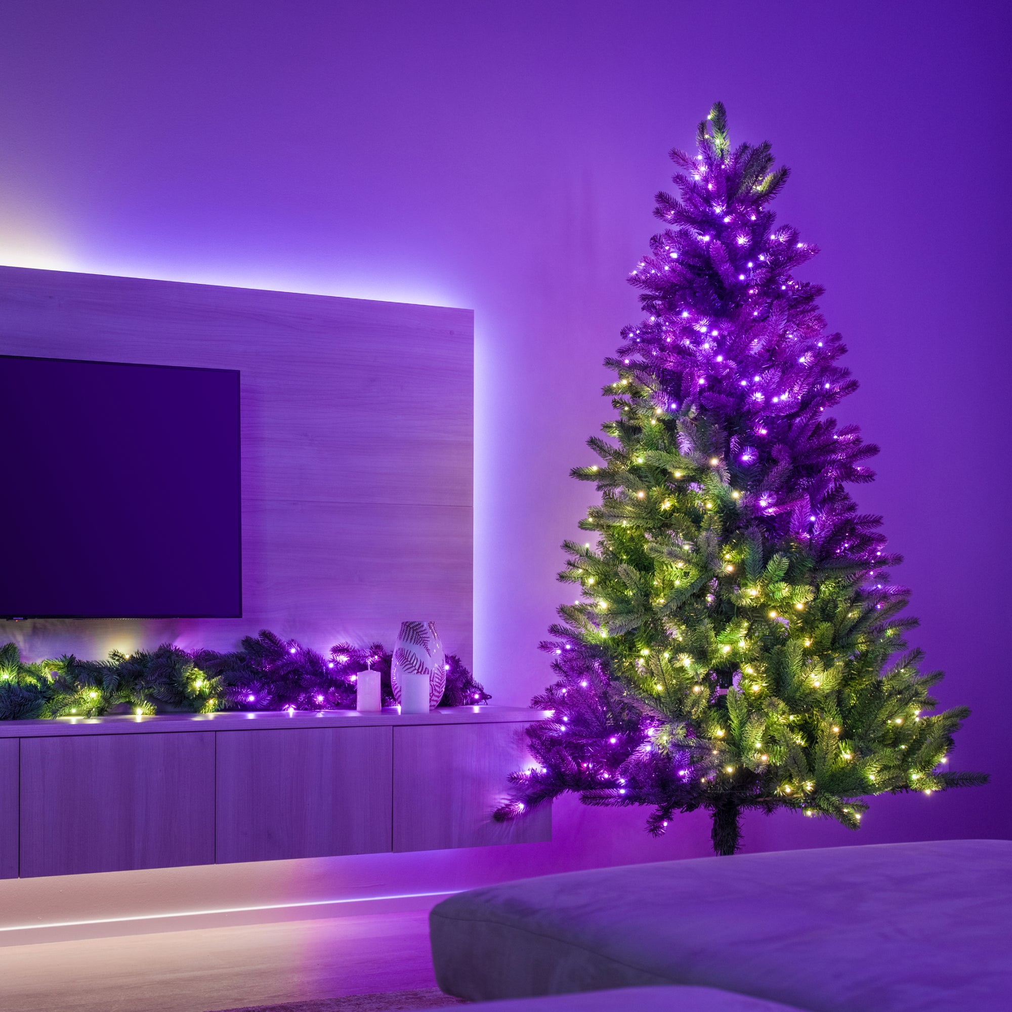 Pre-lit Christmas Tree with Smart LED Lights | Twinkly