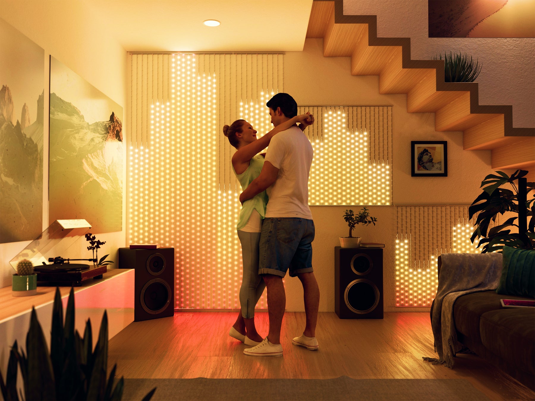 Matrix: Smart LED Light Curtain for Decor & Gaming | Twinkly