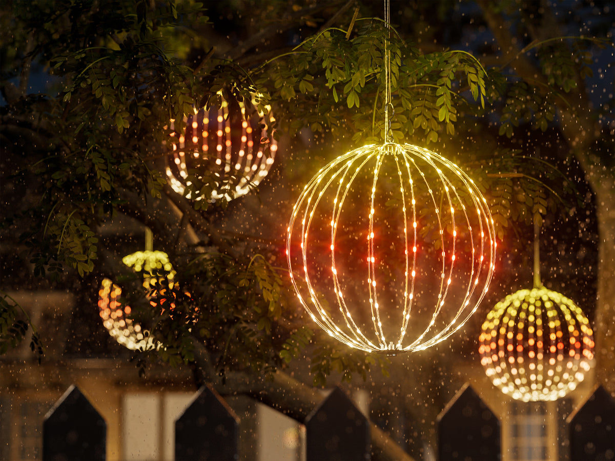Sphere Lights: Smart Outdoor 3D Lighted Figure | Twinkly
